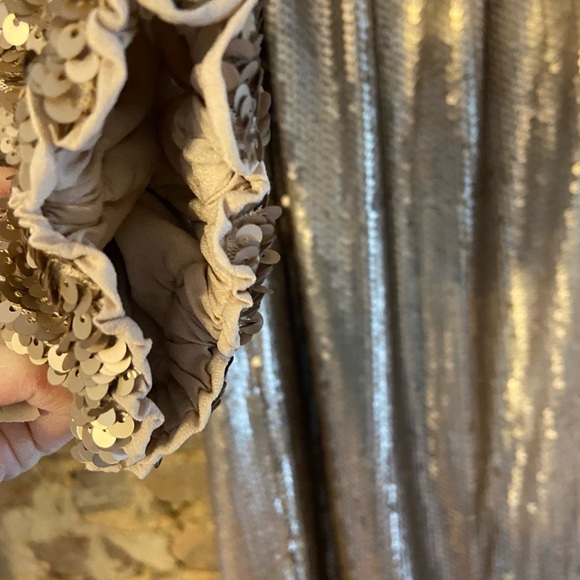 Anthropologie | Dresses | Anthro Mare Mare Gold Sequin Dress | Poshmark
